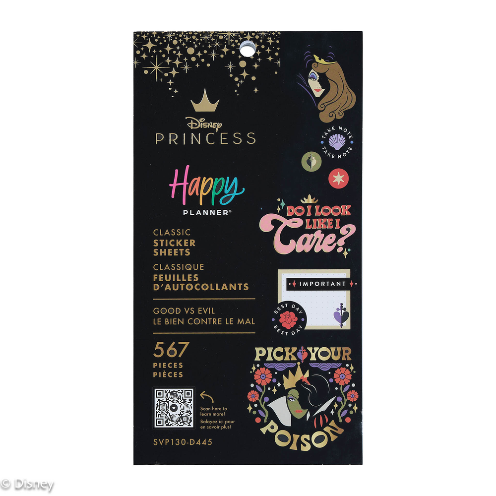 Disney Good vs. Evil - Value Pack Stickers – Happy Planner