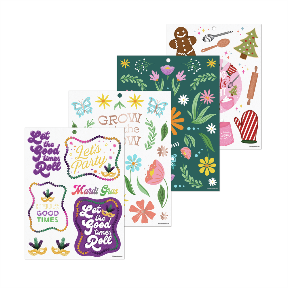 Seasons of Joy - Large Value Pack Stickers – Happy Planner