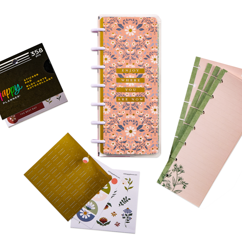 Botanical Blooms - Skinny Mini Undated Planner Bundle – Happy Planner