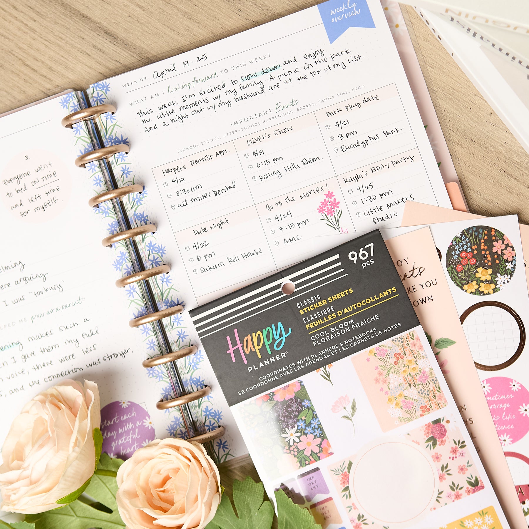 Cool Bloom Parenting - Value Pack Stickers – Happy Planner