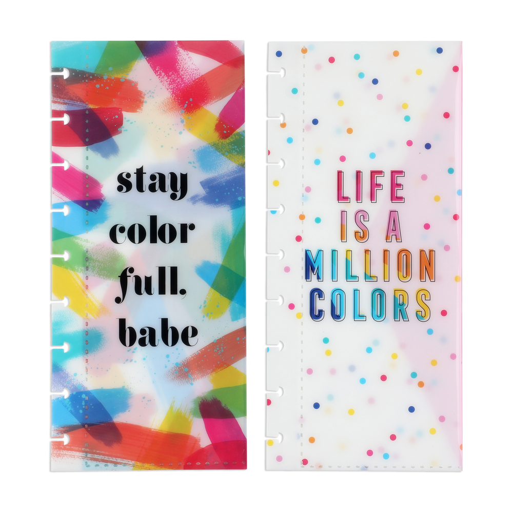 Rainbow Classic Snap In Planner Envelopes – Happy Planner