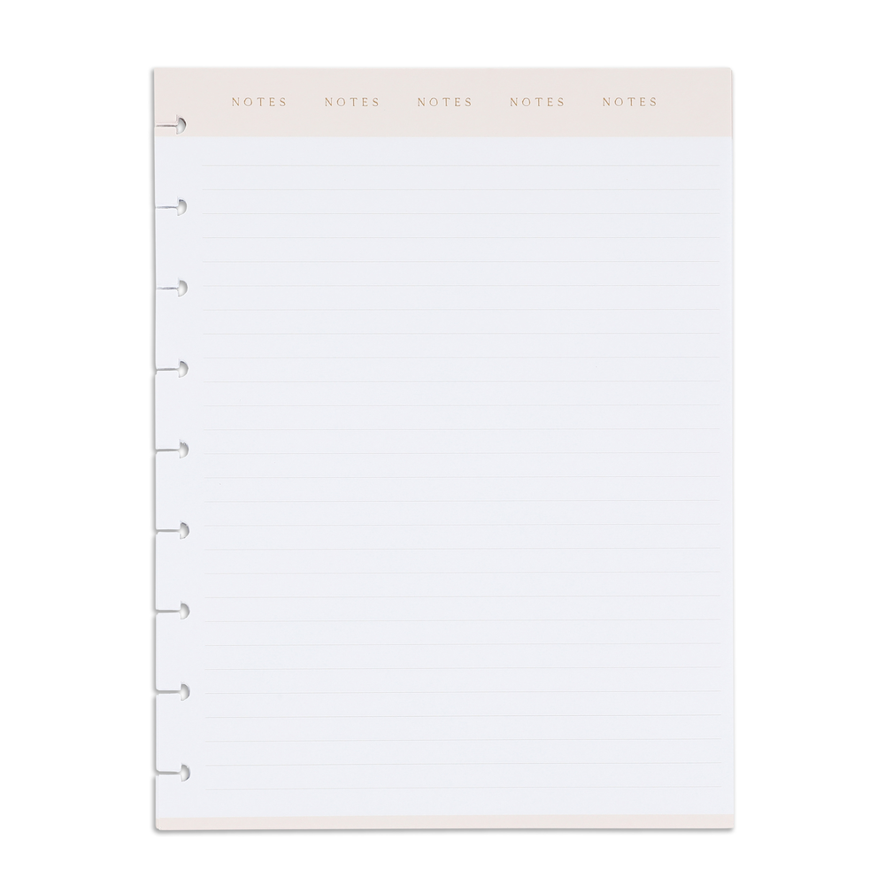 Work + Life Neutral Modernist Classic Filler Paper - Lined Paper - 60 ...
