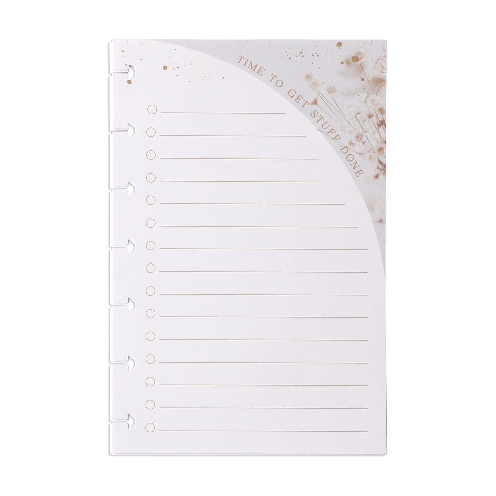 Dried Florals - Bullet List Mini Filler Paper - 40 Sheets – Happy Planner