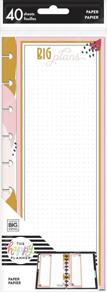 Classic Filler Paper - Folded Checklist + Notes – Happy Planner