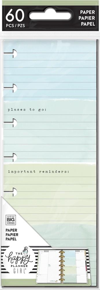 Mini Half Sheet Note Paper - Homebody – Happy Planner