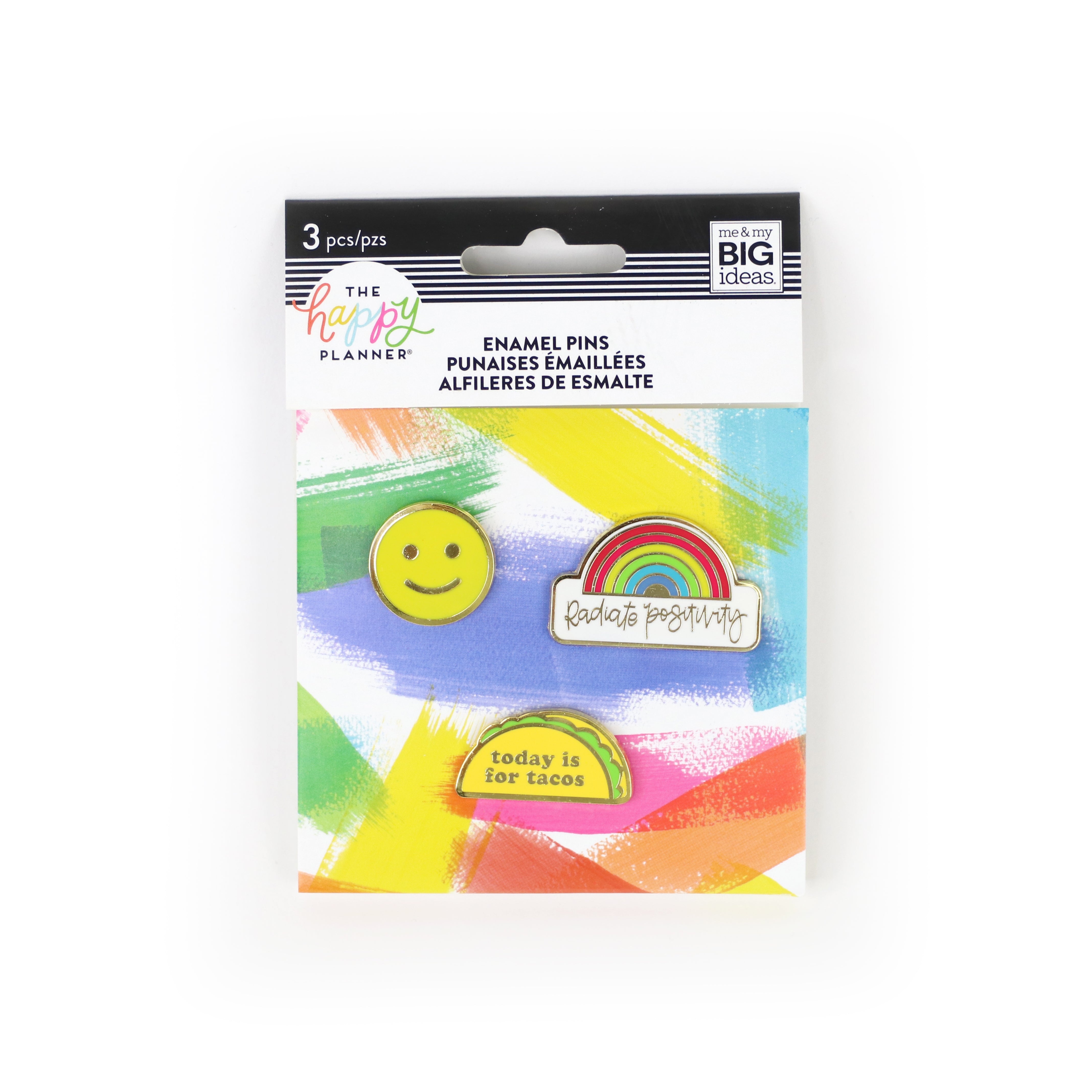 Radiate Positivity Enamel Pins – Happy Planner