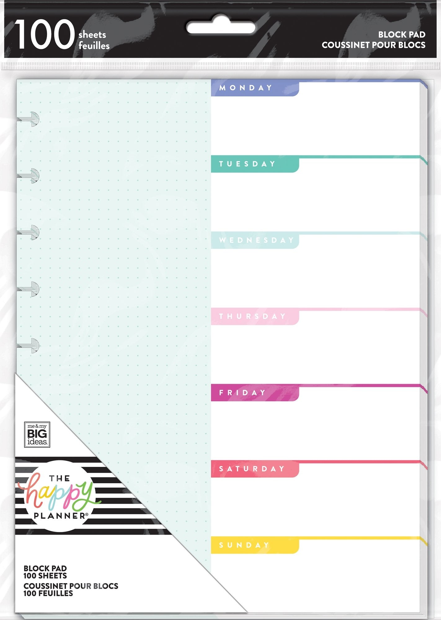 Classic Block Paper Pad - Brights – Happy Planner
