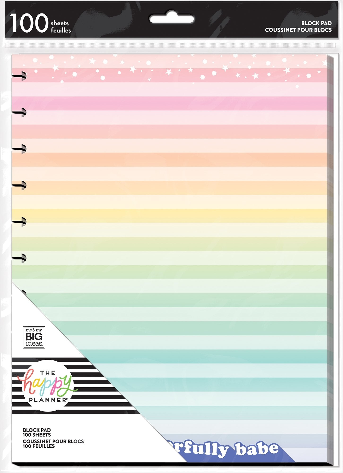 BIG Block Paper Pad - Brights – Happy Planner