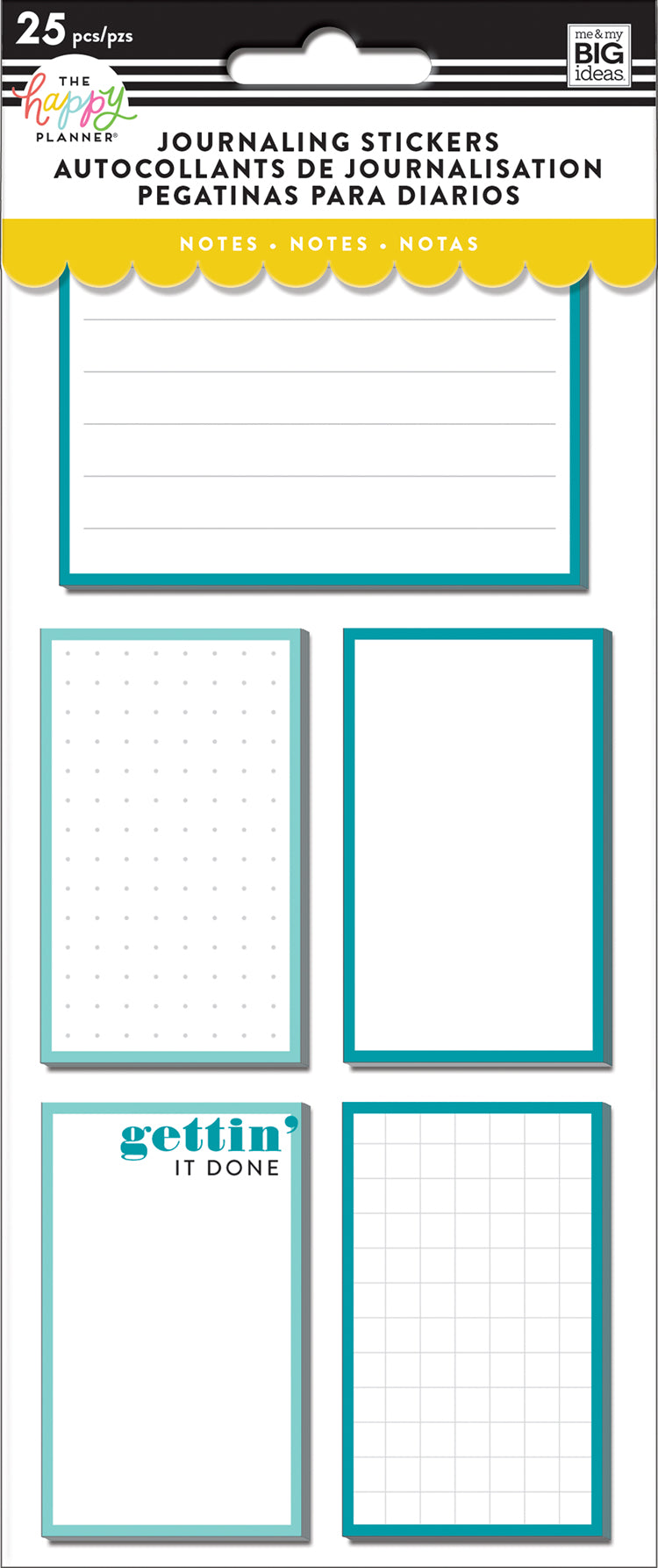 Journaling (Flip) Stickers - Notes – Happy Planner