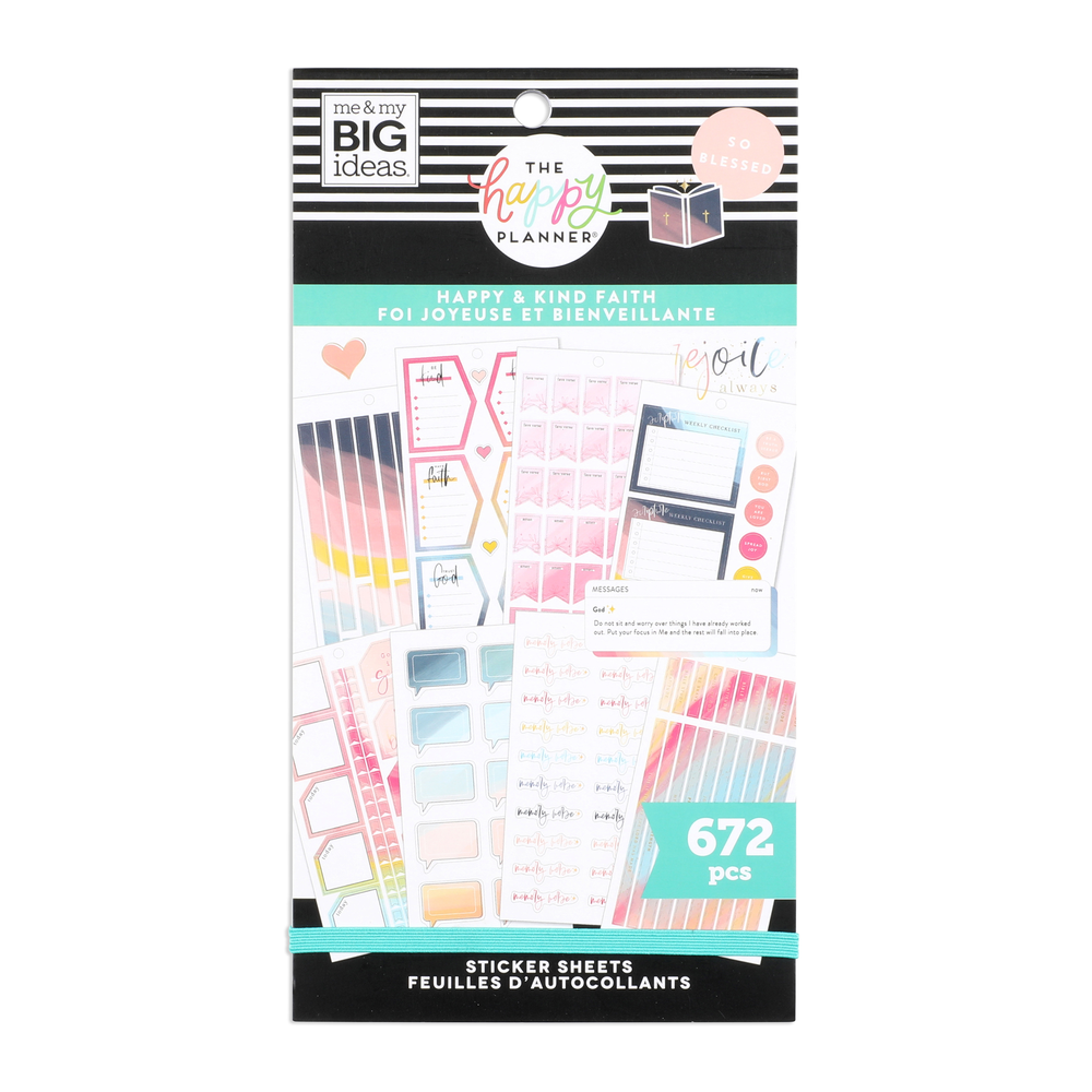 Value Pack Stickers - Happy & Kind Faith – Happy Planner