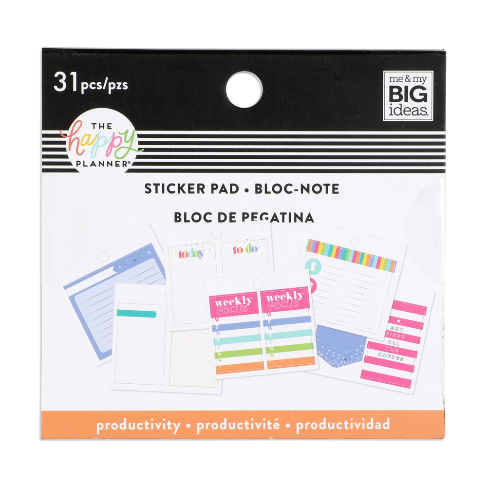 Tiny Sticker Pad - Productivity – Happy Planner