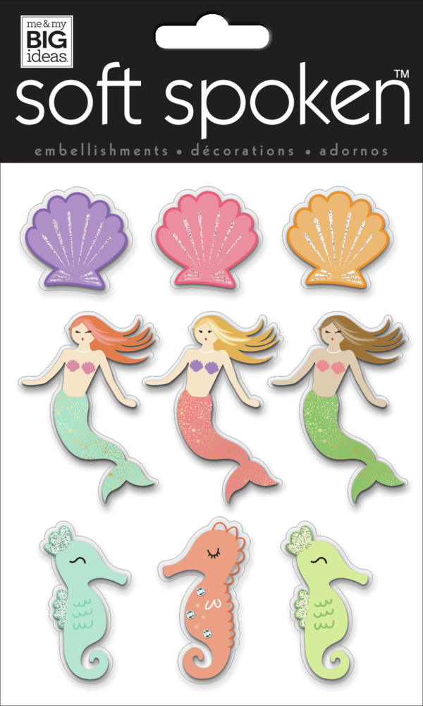 Sticker Sheet - Mermaids and Seashells – Happy Planner