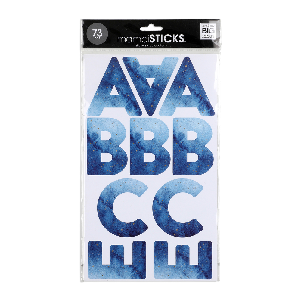 Uppercase Alphabet Letters - Stargazer – Happy Planner