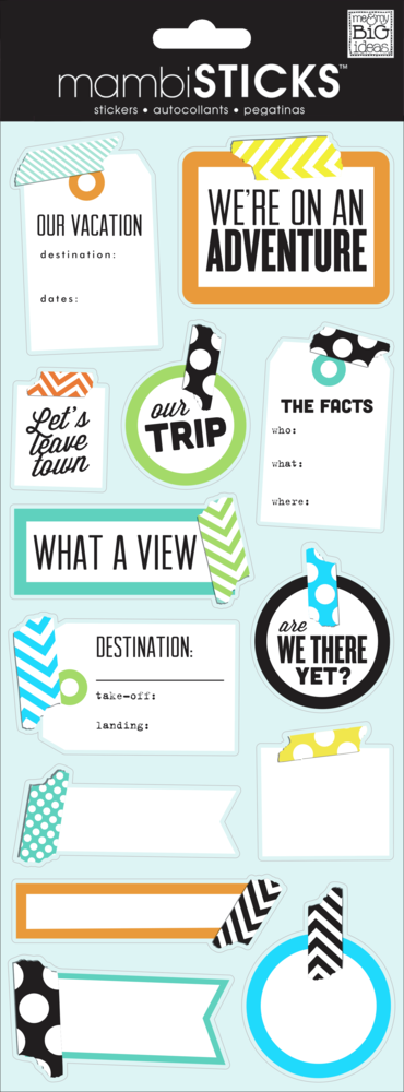 Sticker Sheet - On the Road – Happy Planner