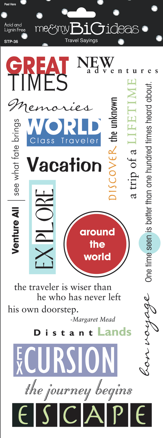 Pack Your Bags - Sticker Sheet – Happy Planner