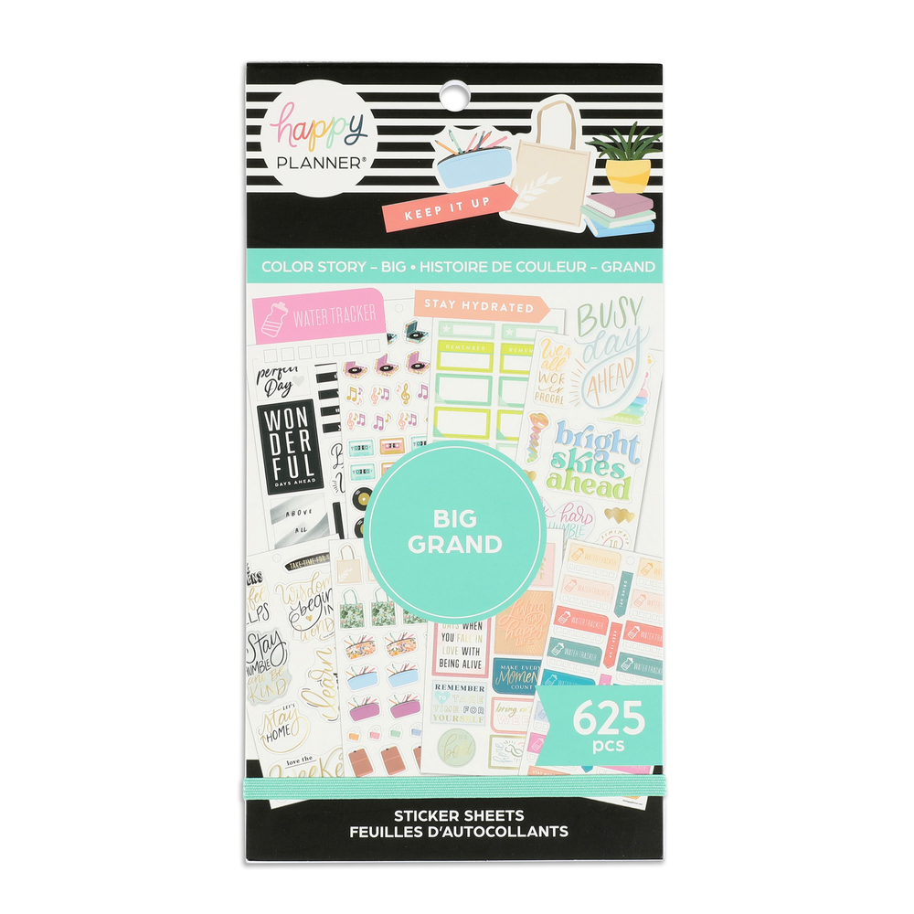 Colorful Boxes Big Value Sticker Pack - Color Story - BIG – Happy Planner