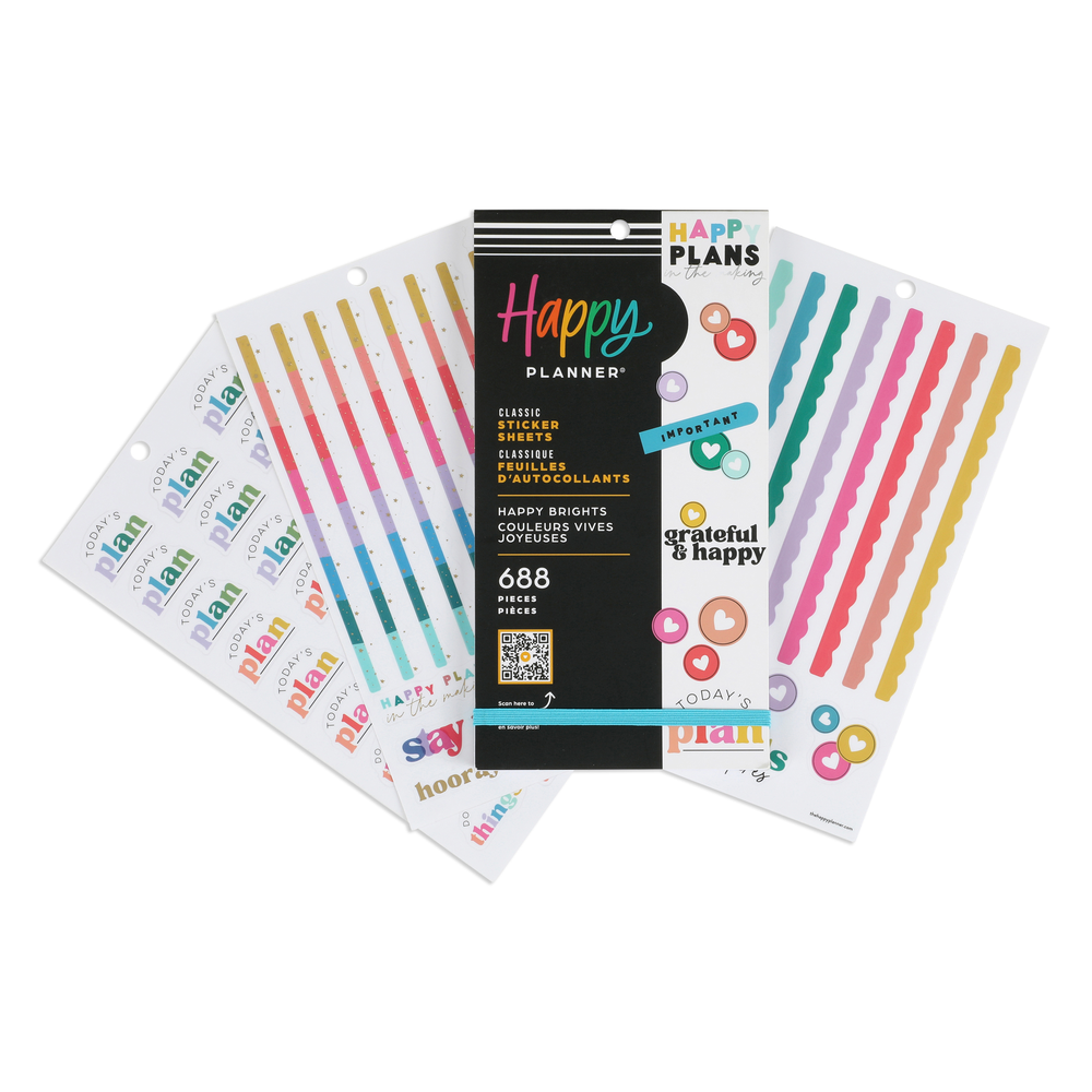 Happy Brights - Value Pack Stickers – Happy Planner